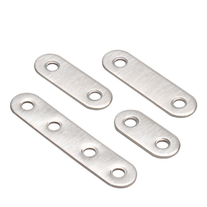 MEGA 10PCS Flat Corner Brackets Straight Plates Br... – Vicedeal