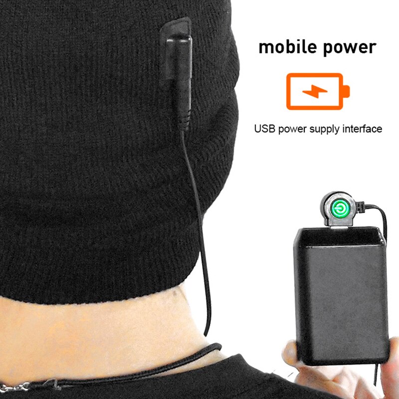Rechargeable Electric Heated Hat Heated Knitting B... – Grandado