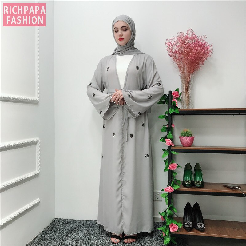 Kaftan Dubai Kimono Abaya Turkey Muslim Hijab Dres... – Grandado