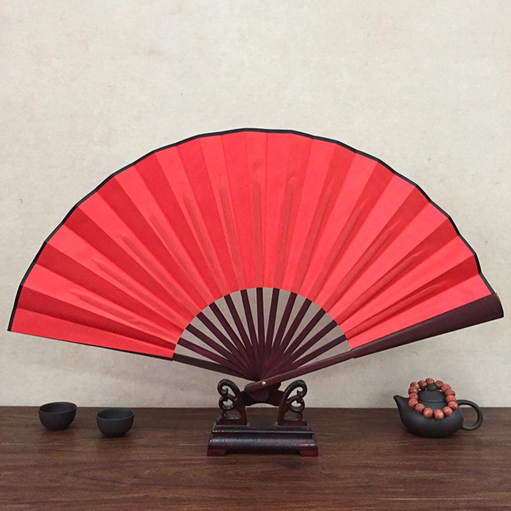 4 Colors White Blank Spun Folding Fan Chinese Art ... – Grandado