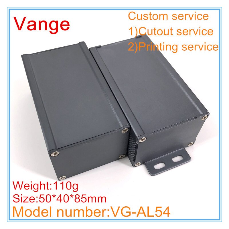 2pcs/lot iron grey color aluminum box 6063-T5 alum... – Grandado