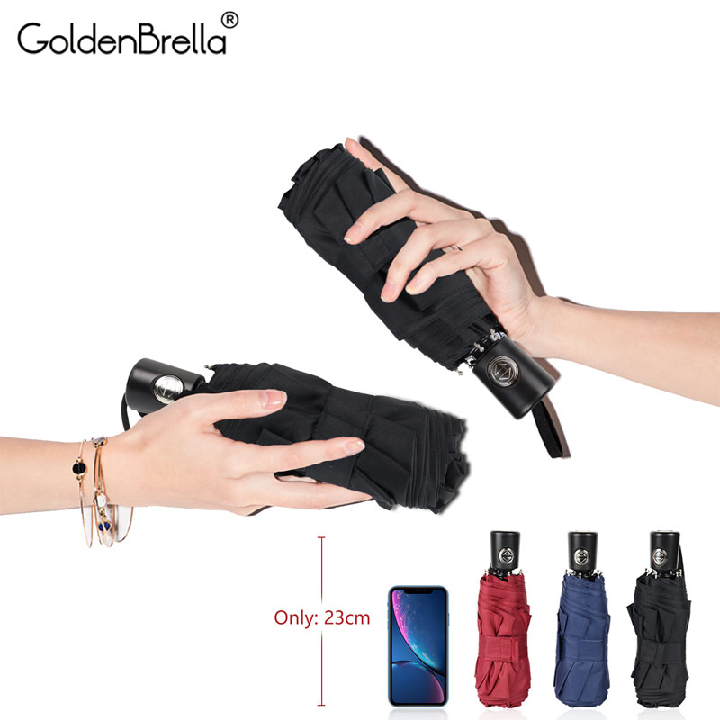 Mini Automatic Umbrella Rain Women 5Folding Small ... – Grandado