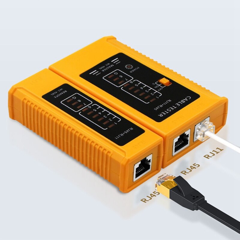 Network Cable Tester Test Tool RJ45 RJ11 RJ12 CAT5... – Vicedeal