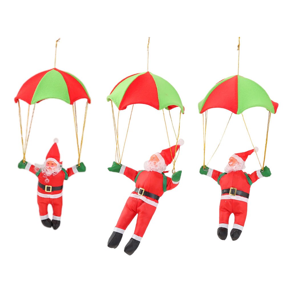 Parachute Santa Claus Decoration Christmas Ornamen... – Grandado