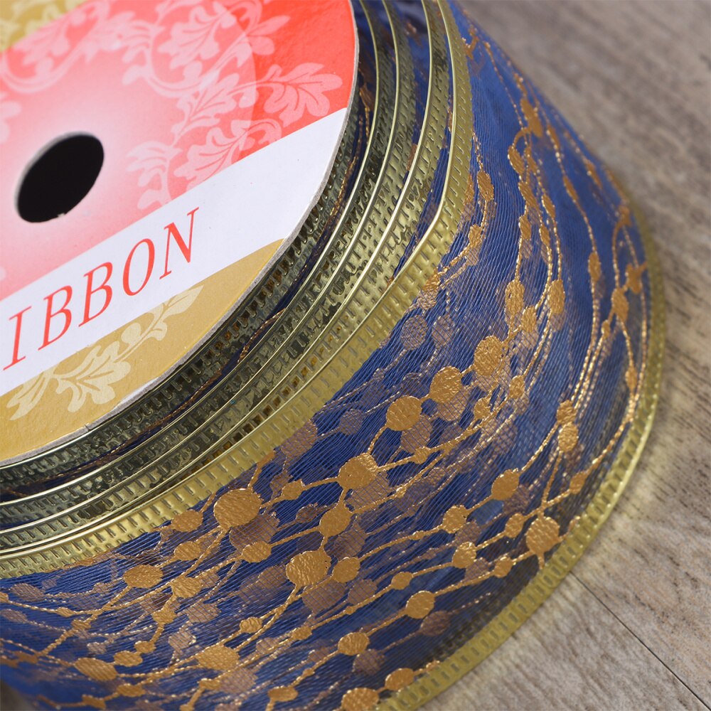 Swirl Wired Sheer Glitter Ribbon Christmas Tree De... – Grandado