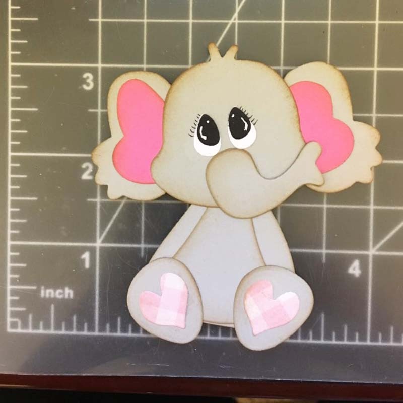 Animal Elephant metal cutting dies Scrapbooking al... – Grandado