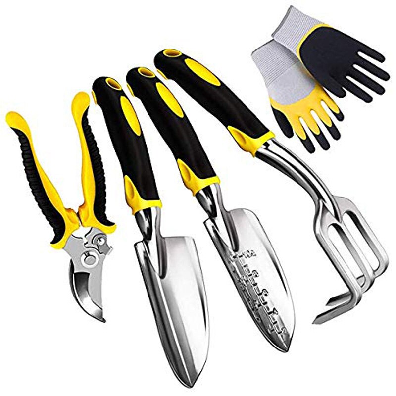 5 Piece Garden Tools Set Including Transplanting S... – Vicedeal