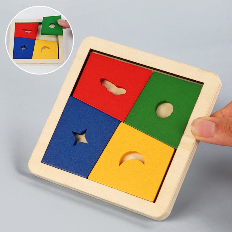 5Pcs Colorful IQ Magic Puzzles Jigsaw Puzzle Toys ... – Grandado