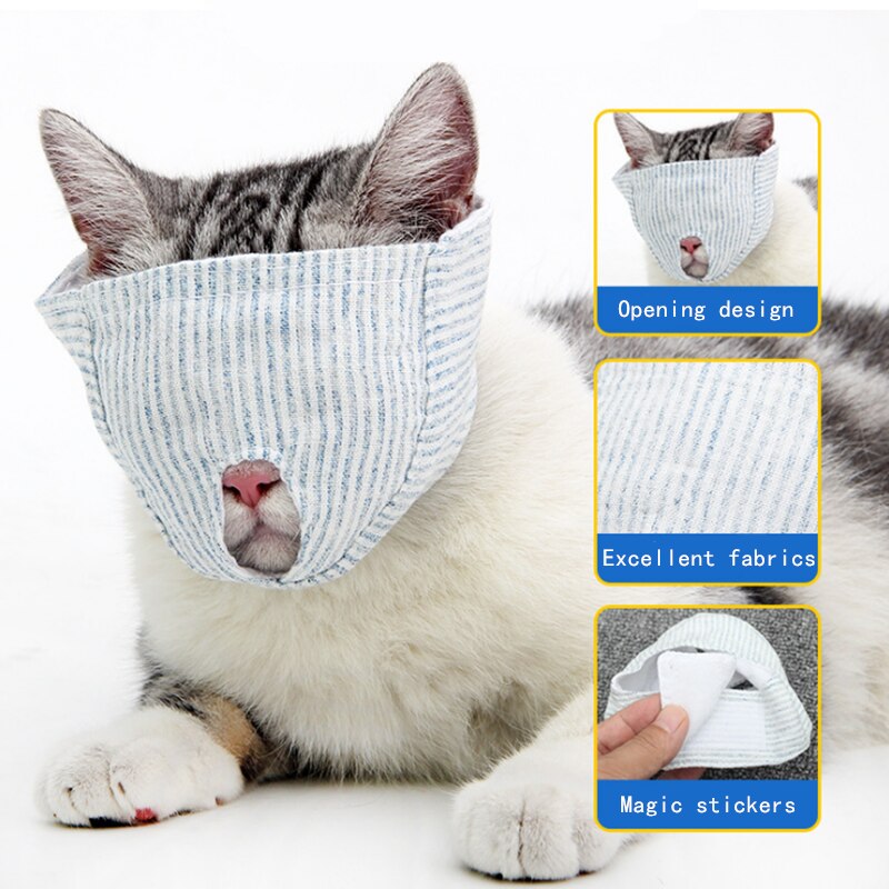 Cat Care Oogmasker, Bite Preventie, Kitten Injecti... – Vicedeal