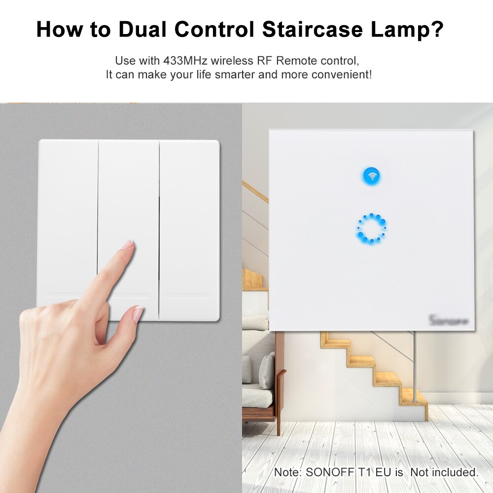Wireless RF Remote Control Wall Light Switch Remot... – Grandado