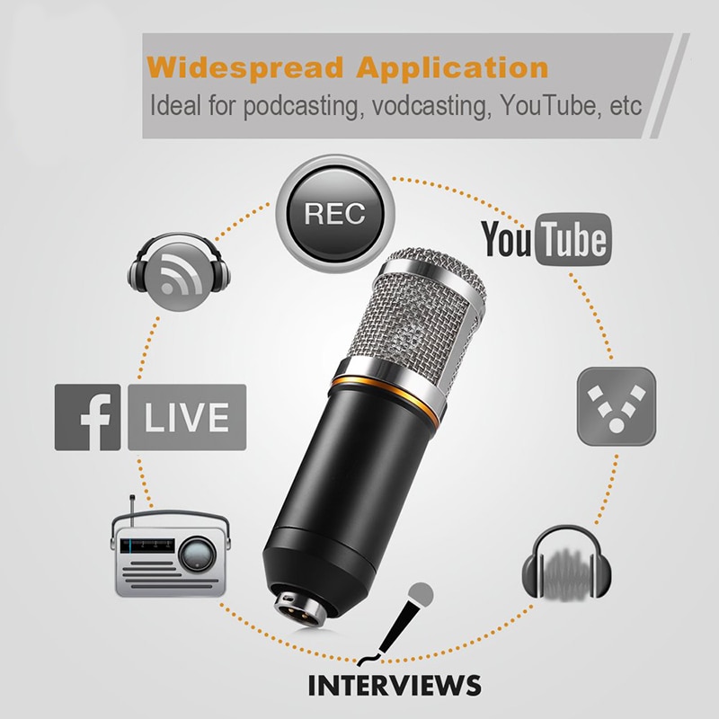 bm 800 studio microphone cardioid studio vocal rec... – Grandado