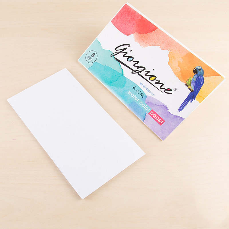 8 Sheets/Set Watercolor Paper Color Pencil Sketchb... – Vicedeal