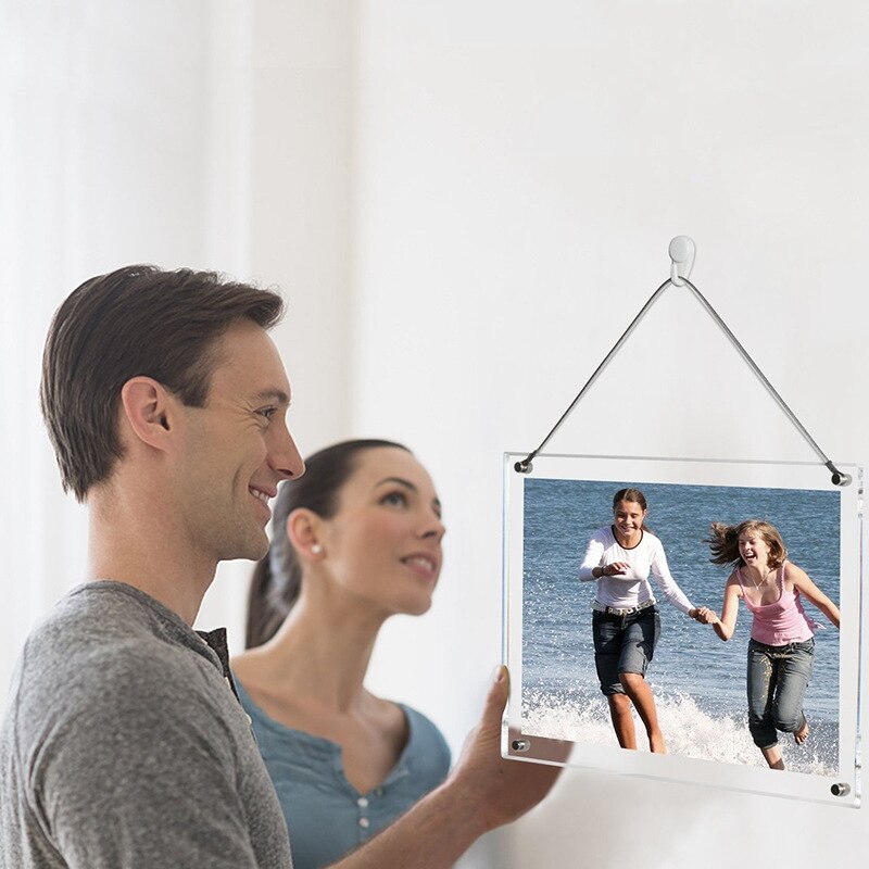 8X12 in Acrylic Picture Frames Wall Mount Photo Fr... – Vicedeal