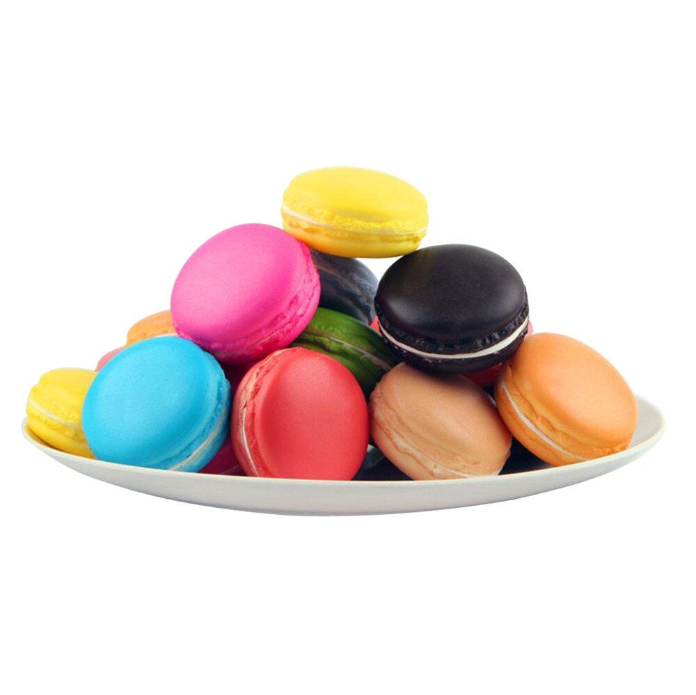 Relax toys Simulation Macaron Food Squishy Super S... – Grandado