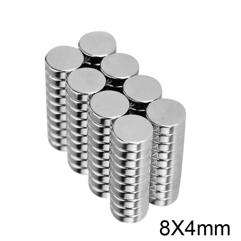 100~600PCS 8x4 mm Round Powerful Magnet 8mmx4mm Bu... – Vicedeal