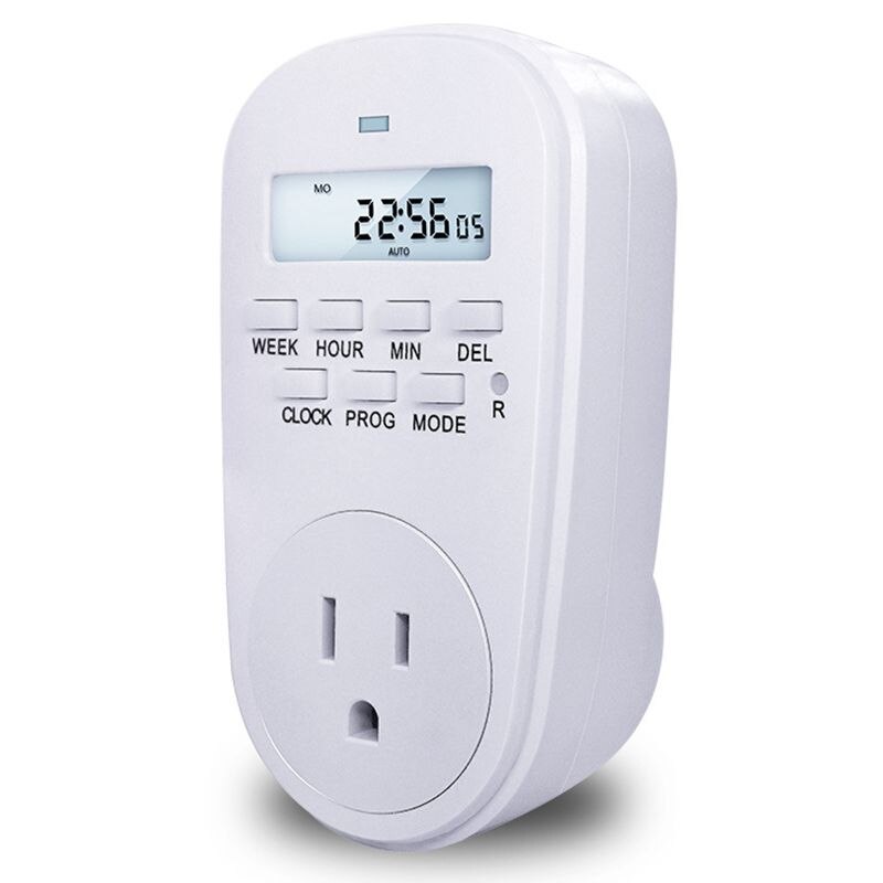 Outlet Electric Digital Time Control 7 Day Weekly ... – Grandado