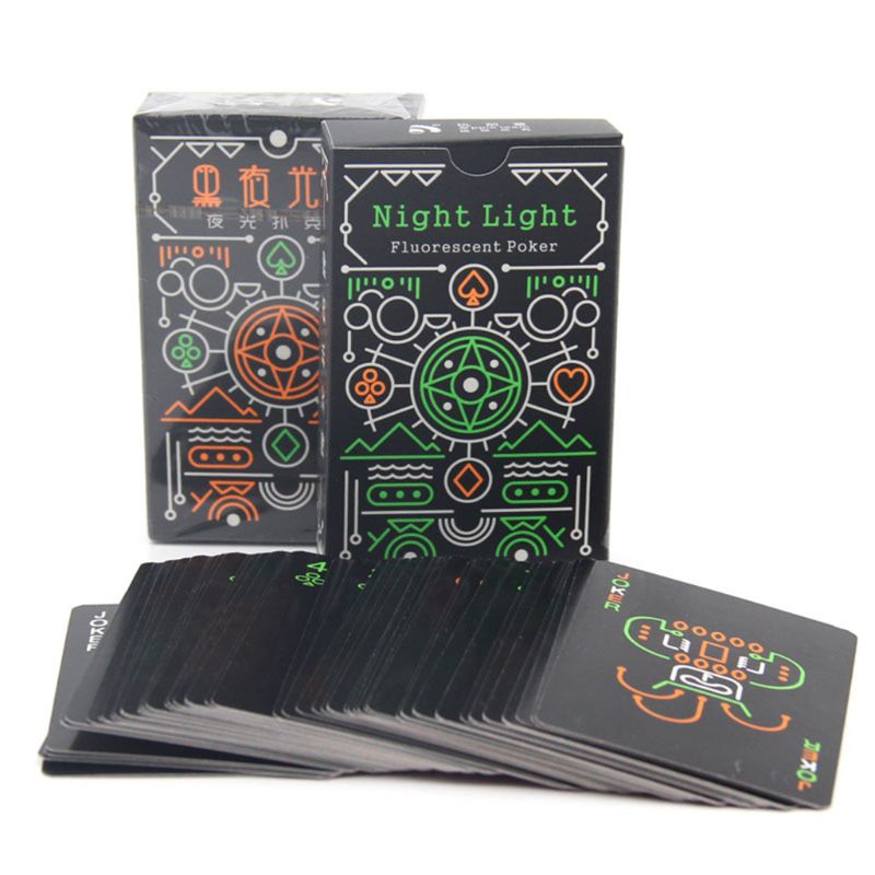 1Set Luminous Fluorescent Light Night Poker Night ... – Vicedeal