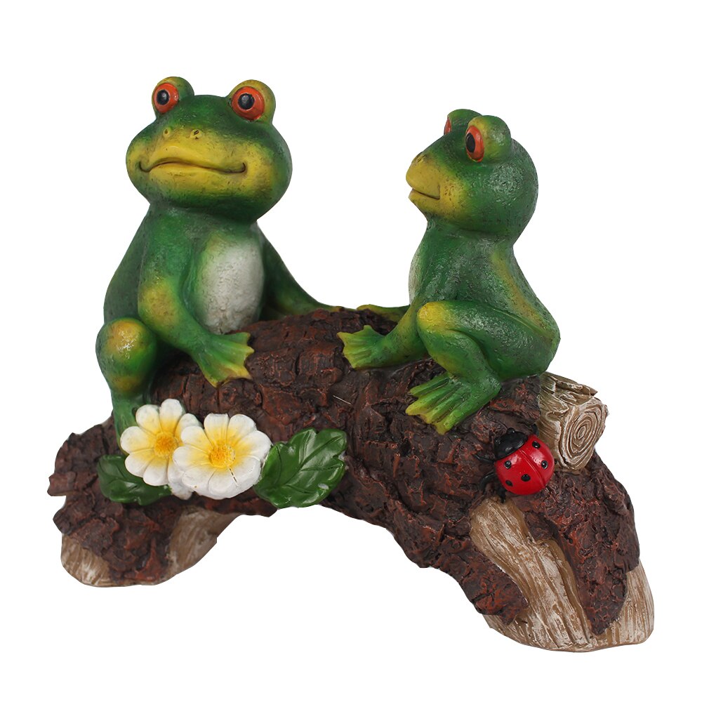 7 Inch Garden Statue Lawn Ornaments Cute Frog Resi... – Vicedeal