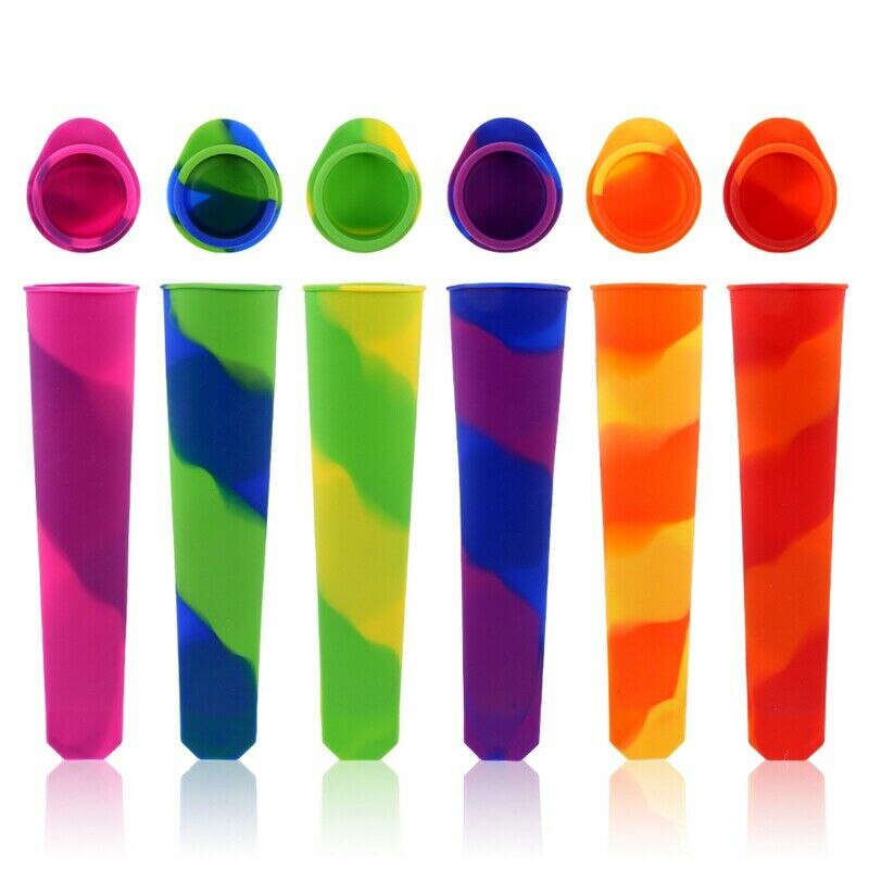 Silicone Ice Tube Mold With Lids Colorful Frozen I... – Vicedeal