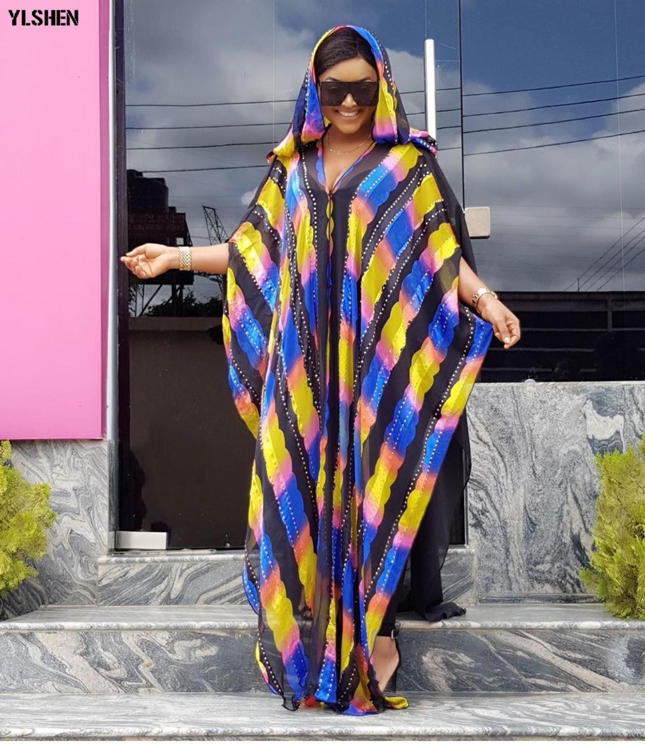 Style African Dresses for Women Dashiki Rainbow Af... – Vicedeal