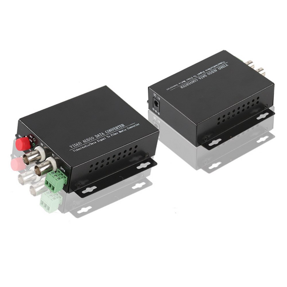 2 CH Video Fiber Optische Media Converters-2 BNC Z... – Grandado