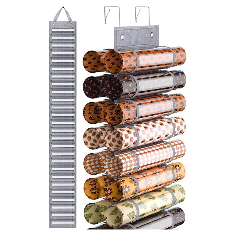 Vinyl Roll Holder with 52 Compartments, Vinyl Orga... – Grandado