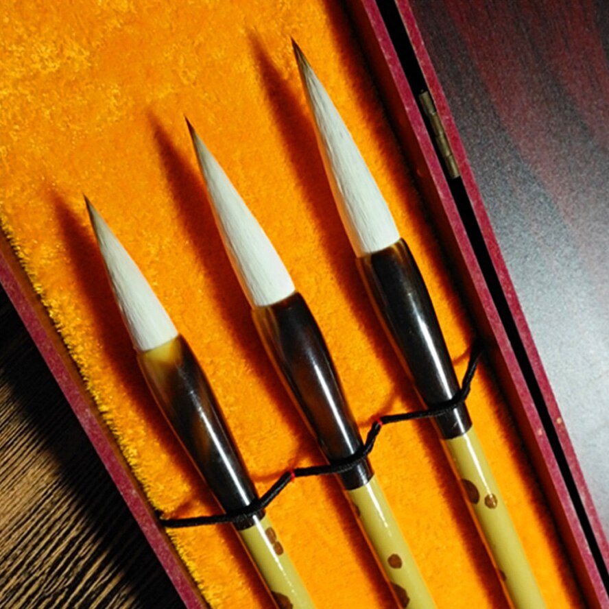 3pcs/set Chinese Calligraphy Brushes mixed hair br... – Grandado