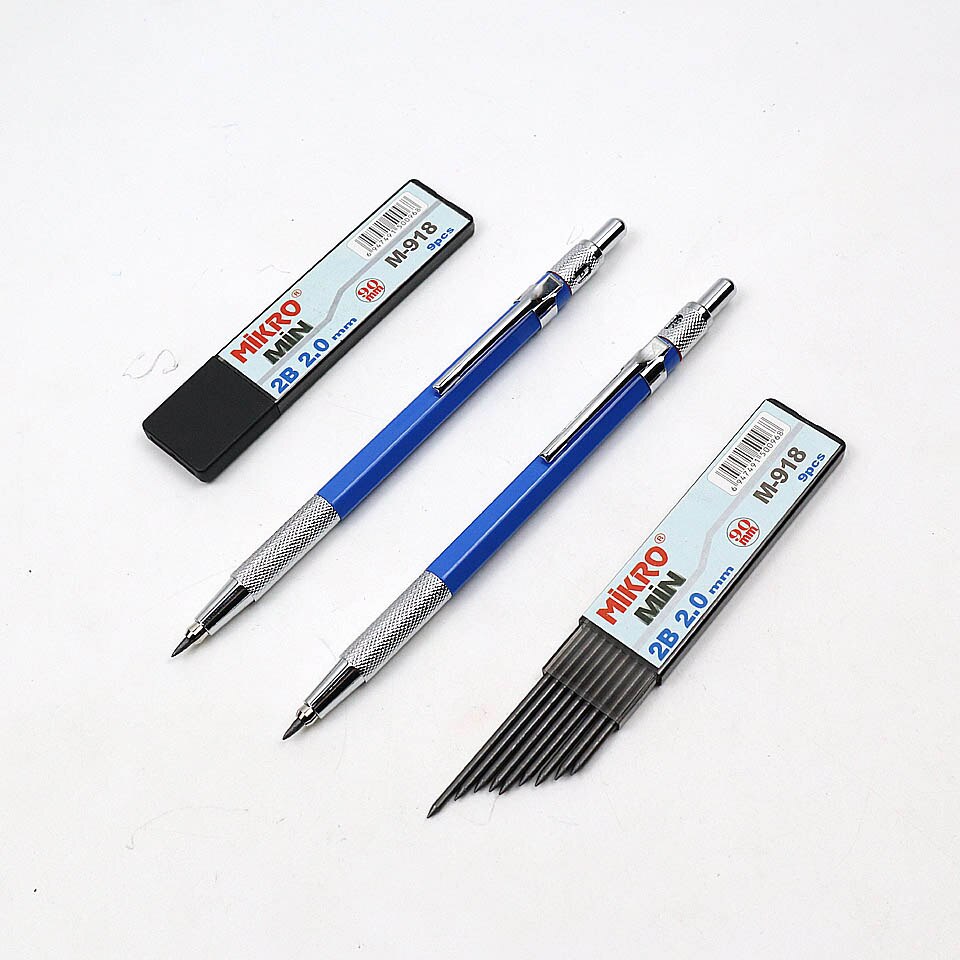 Vulpotlood 2.0Mm 2B Metalen + Plastic Pen Houder S... – Grandado