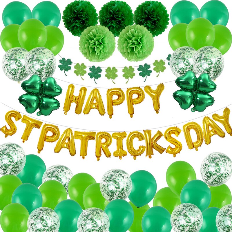 Lucky Shamrock Banner for Irish Festival St.Patric... – Grandado