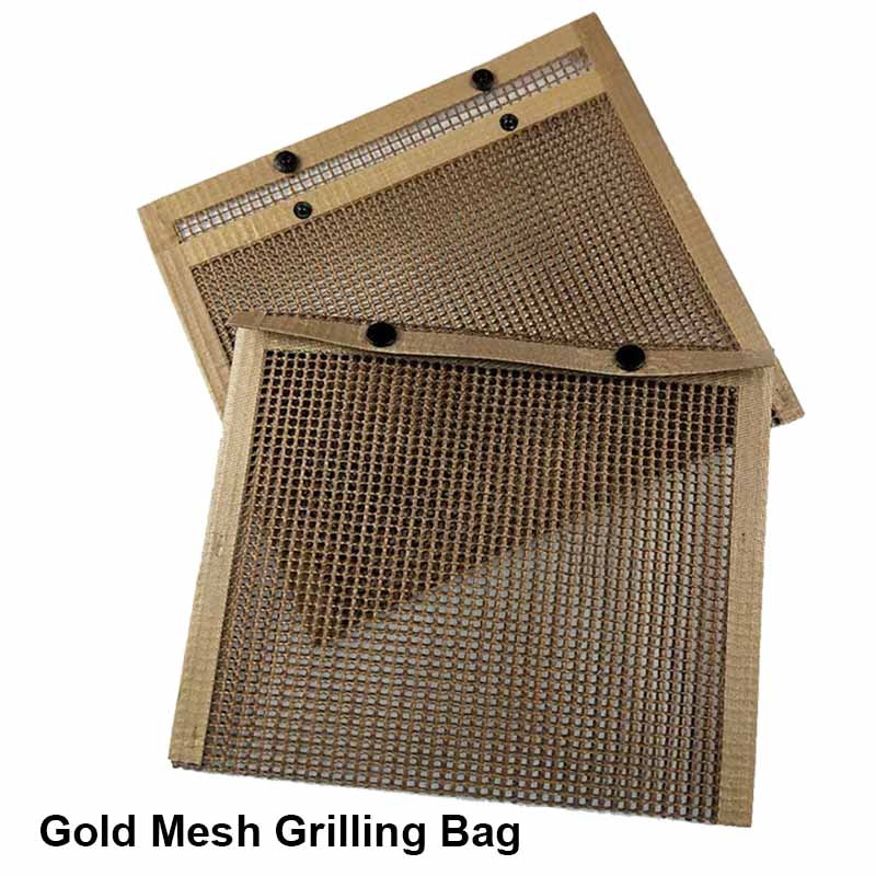 TEENRA Herbruikbare non-stick BBQ Mech Grill Zak Zwart Bakken Tas ...