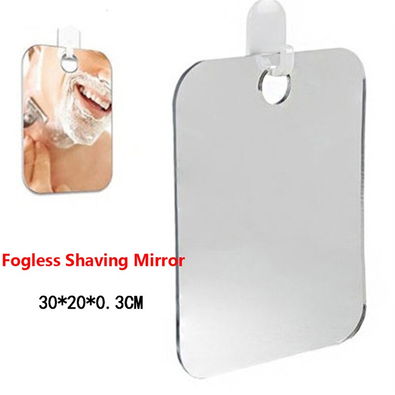 20*30cm Acrylic Anti Fog Shower Mirror Bathroom Fo... – Grandado