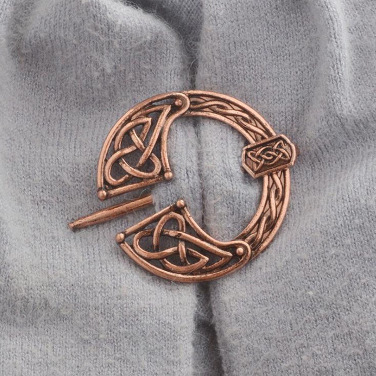 Retro Keltische Viking Kraag Broche Pin Gesp Spira... – Grandado