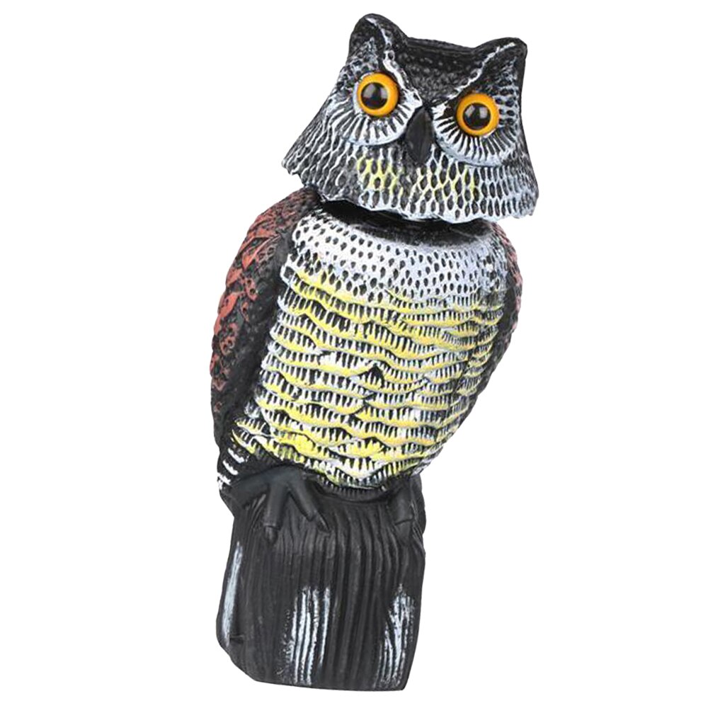 GARDEN OWL DECOY BIRD SCARER SCARECROW- WIND ACTIV... – Grandado