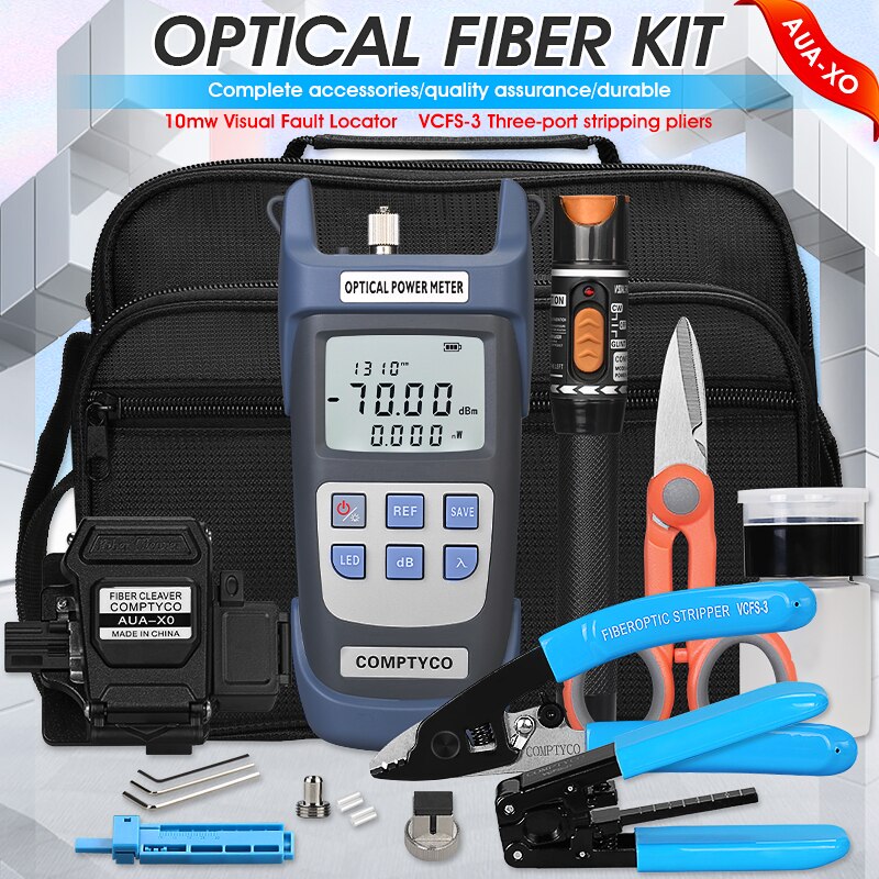 AUA-XO Ftth Tool Ftth Fiber Optic Tool Kit Met Fib... – Vicedeal
