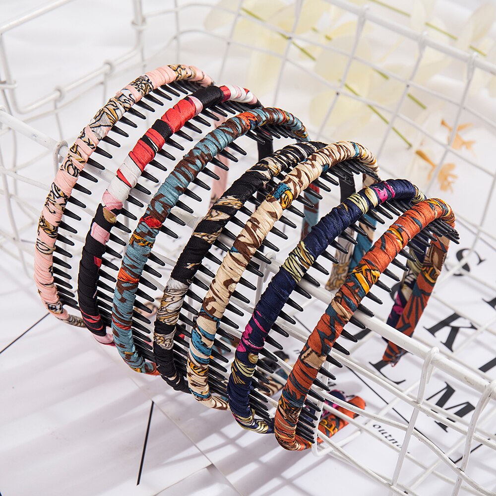 Women Girls Headdress Print Cloth Headband Wrap Ha... – Grandado