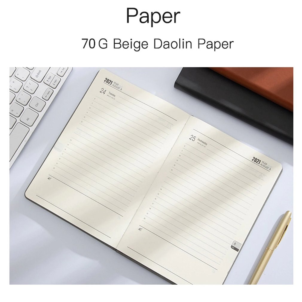 Black Schedule Notepad Inside Page A5 Efficiency M... – Vicedeal