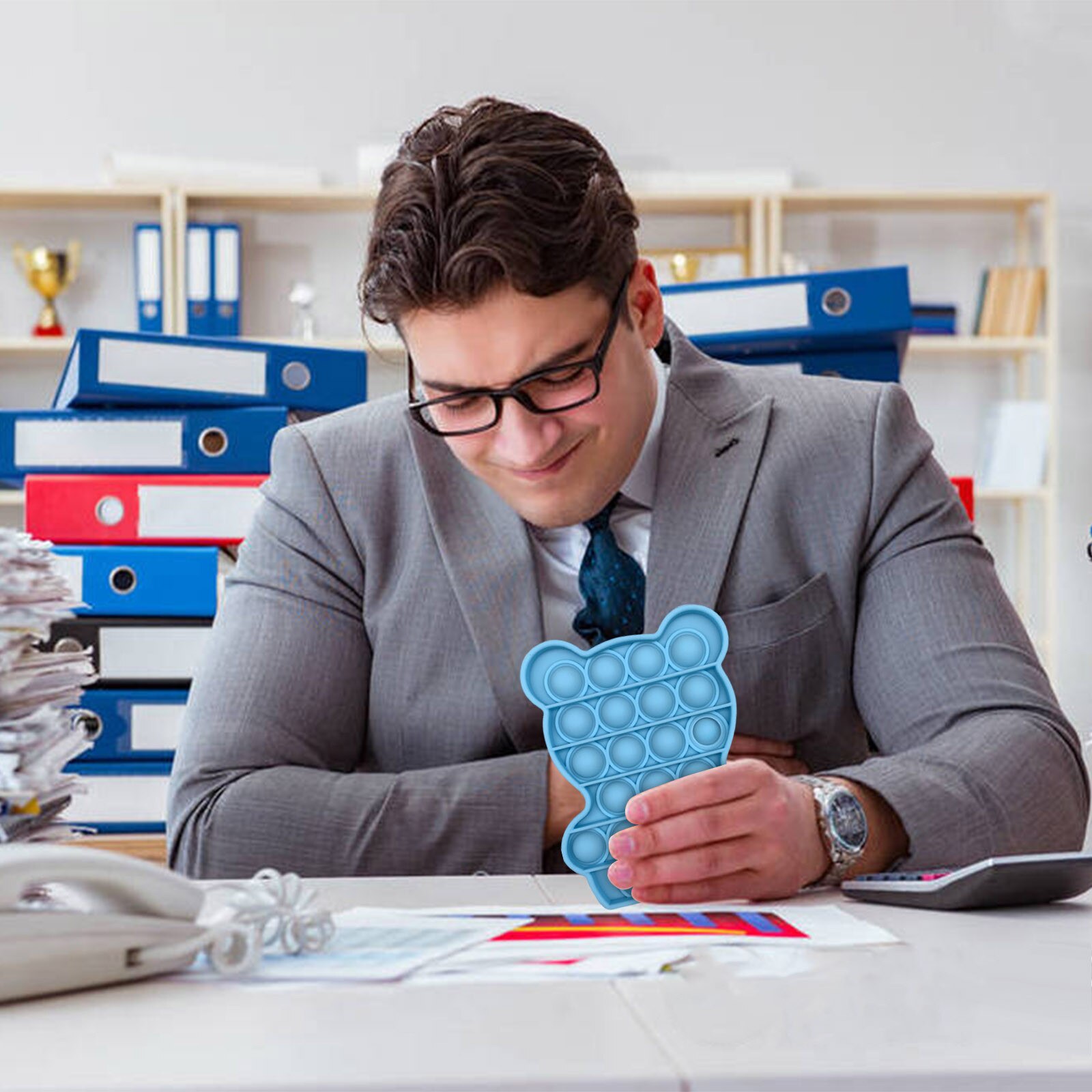 Push Bubble Fidget Sensory Toy Autism Special Need... – Grandado