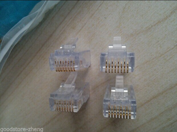 100PCS/LOT AMP Crystal CAT6 RJ45 Plug Connector Ne... – Vicedeal