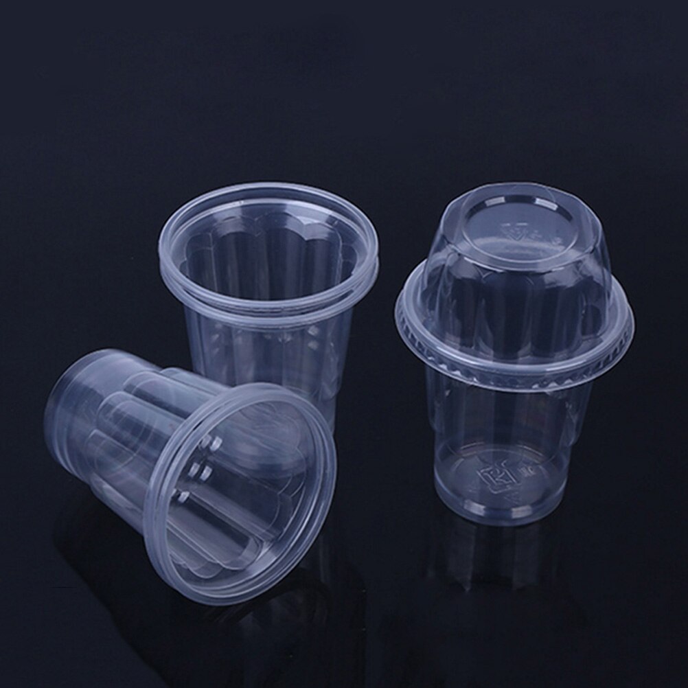 100 Set 250ml Transparent Disposable Cup Dessert C... – Grandado