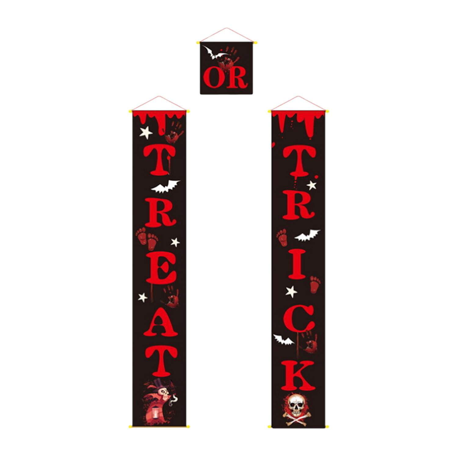 Halloween Trick or Treat Door Signs Kit Door Hange... – Grandado