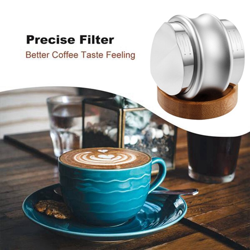Coffee Distributor And Tamper/Leveler,Dual Head Co... – Grandado