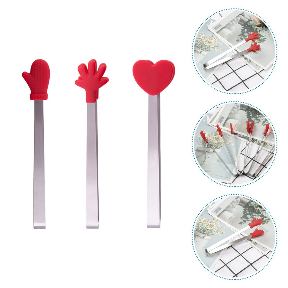 3Pcs Convenient Stainless Steel Sugar Tongs Kids K... – Vicedeal