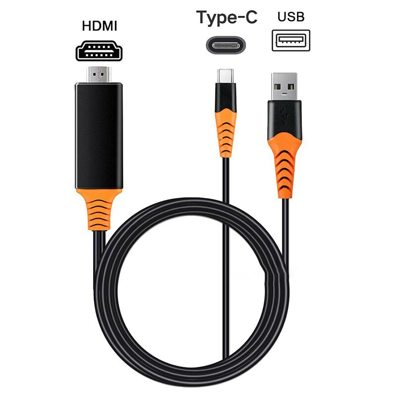 USB Cable Adapter Type C To HDMI HDTV AV TV Cable ... – Grandado