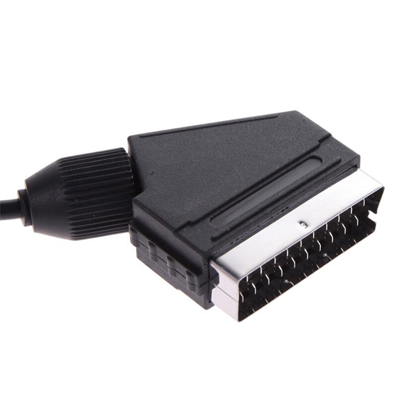 PVC RGB Scart Video AV Cable Cord Lead Gaming 1.8m... – Vicedeal