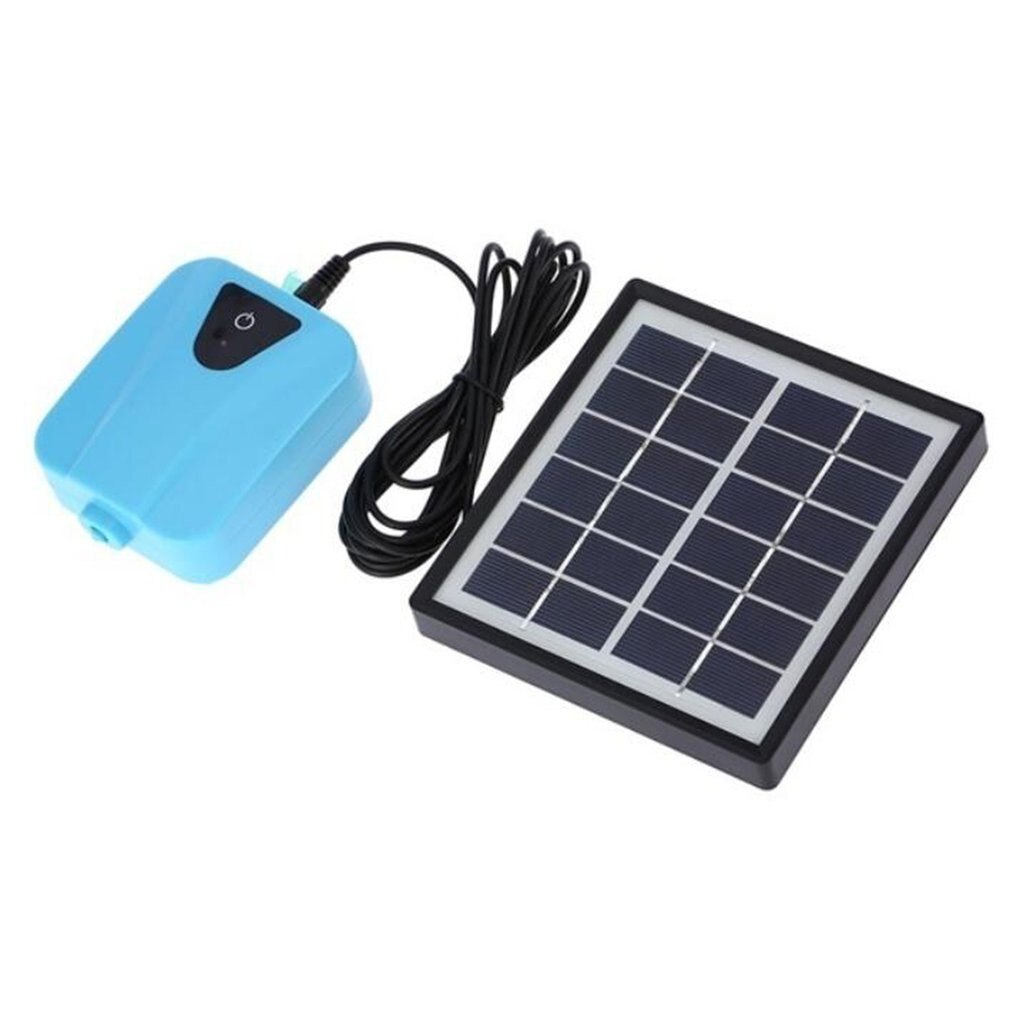 Solenergi akvarium syrgaspump vatten luftare oxyge... – Grandado