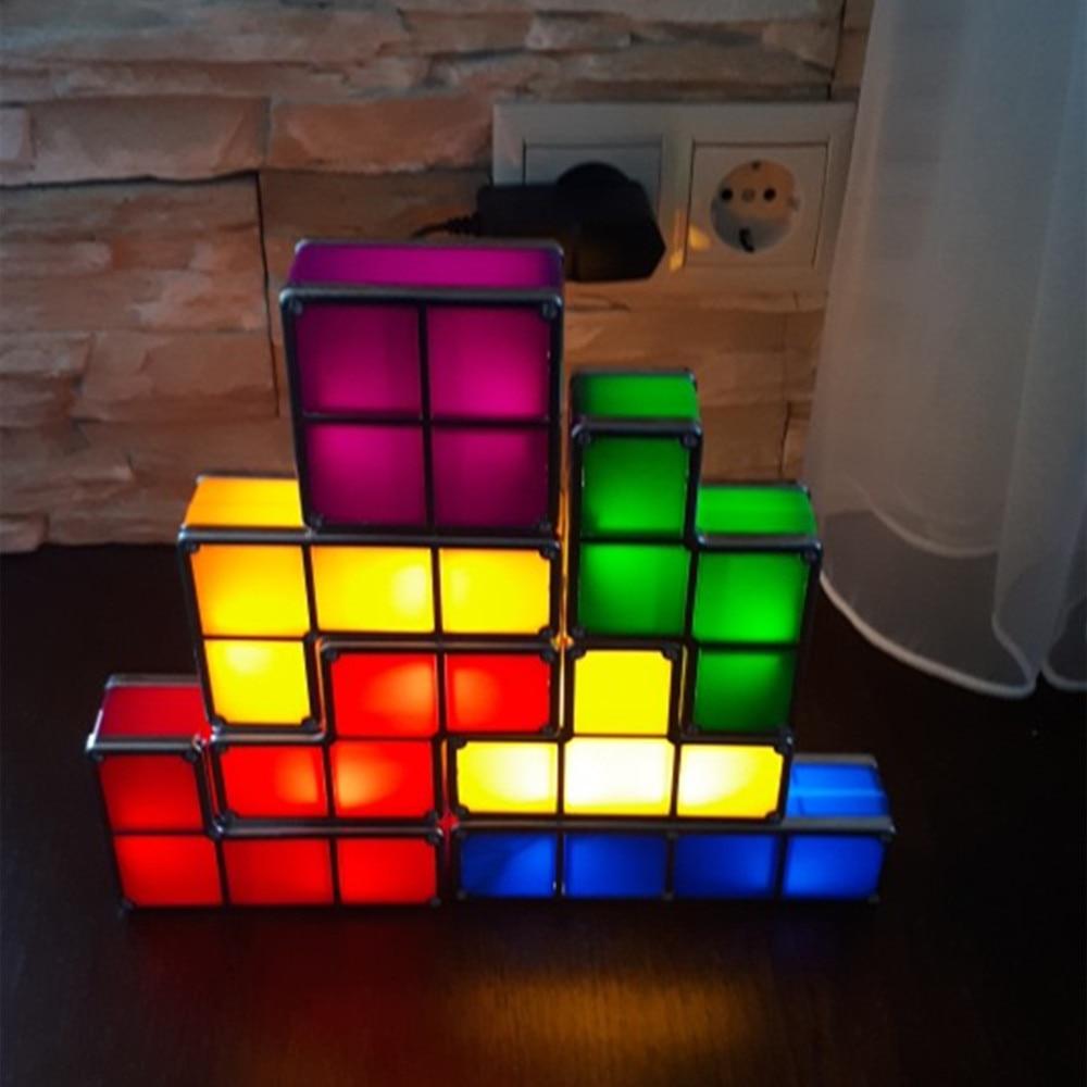 Tetris lamp LED luminous night light Christmas str... – Vicedeal