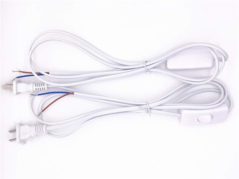 1.8M Black White Transparent Switch Cable Light Mo... – Grandado