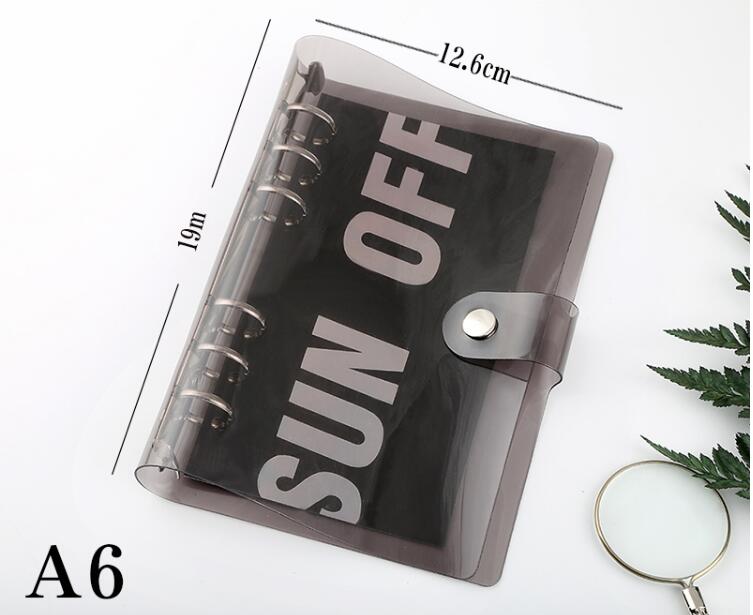 A6 A5 PVC Notebook Cover 6-Gat Ringband losbladige... – Grandado