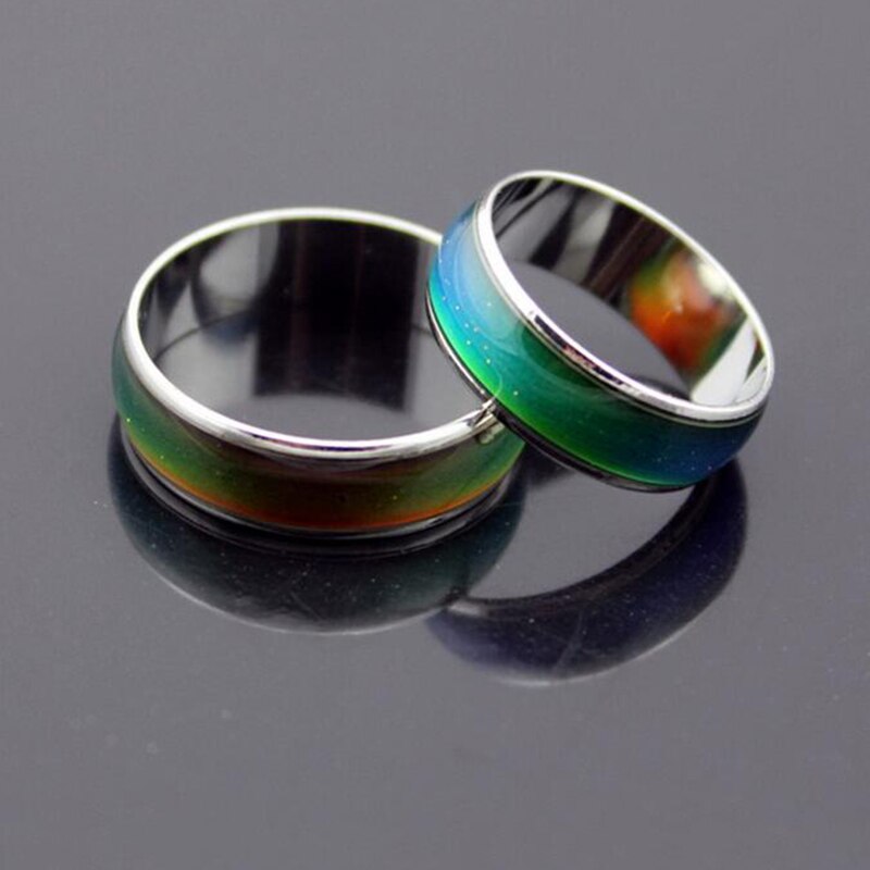 Stainless Ring Changing Color Mood Rings Feeling /... – Grandado