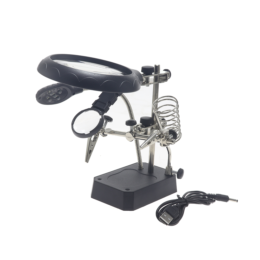 Lupa con luz Led , lupa de soldadura electrónica p... – Grandado